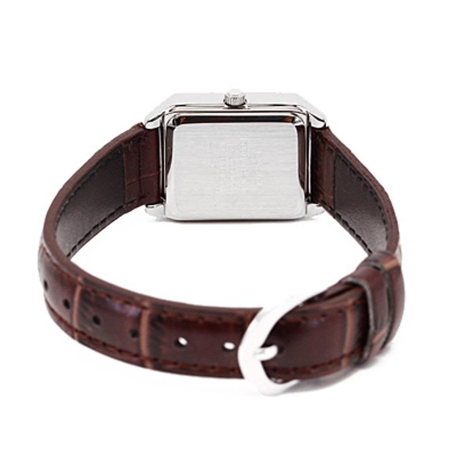 [Time Cruze] Casio "Cartier Tank" Style Leather Strap Women Watch LTP-V007L-1B LTP-V007L-7B1 LTP ...