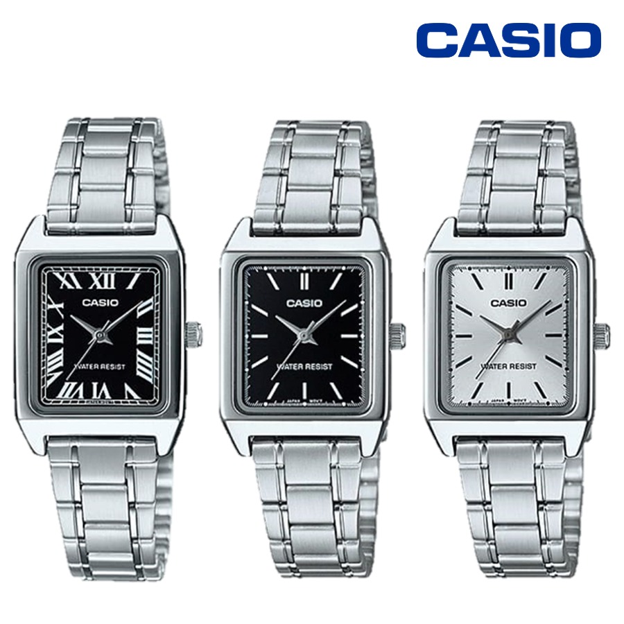*POPULAR* Casio "Cartier" Style Stainless Steel Strap Women Watch LTP ...