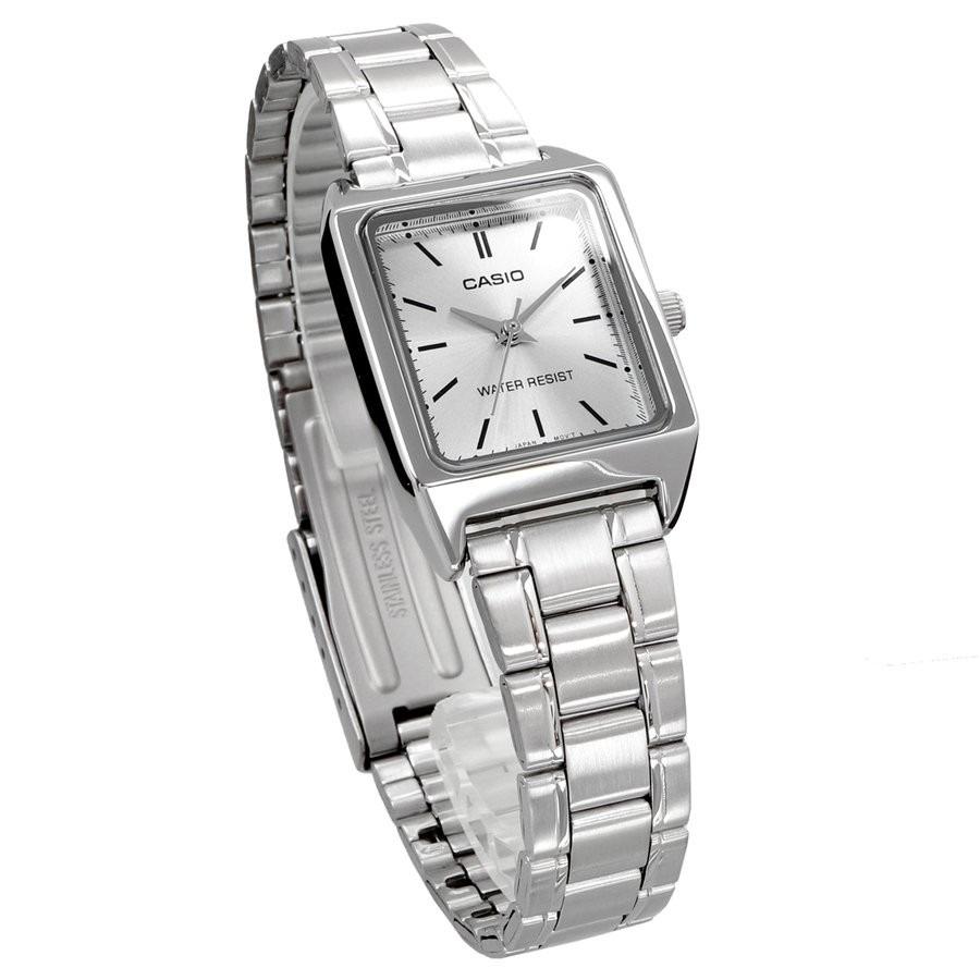 *POPULAR* Casio "Cartier" Style Stainless Steel Strap Women Watch LTP-V007D-1B LTP-V007D-1E LTP ...