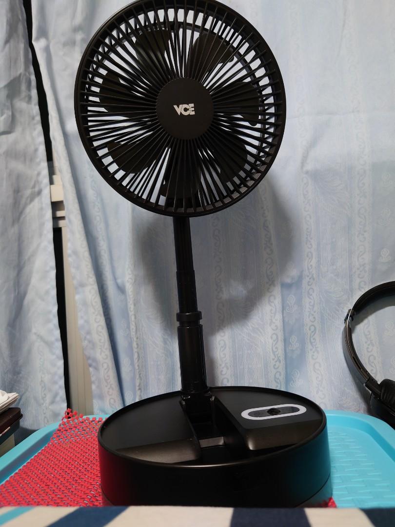 Portable cordless fan with remote control v2, Furniture & Home Living ...