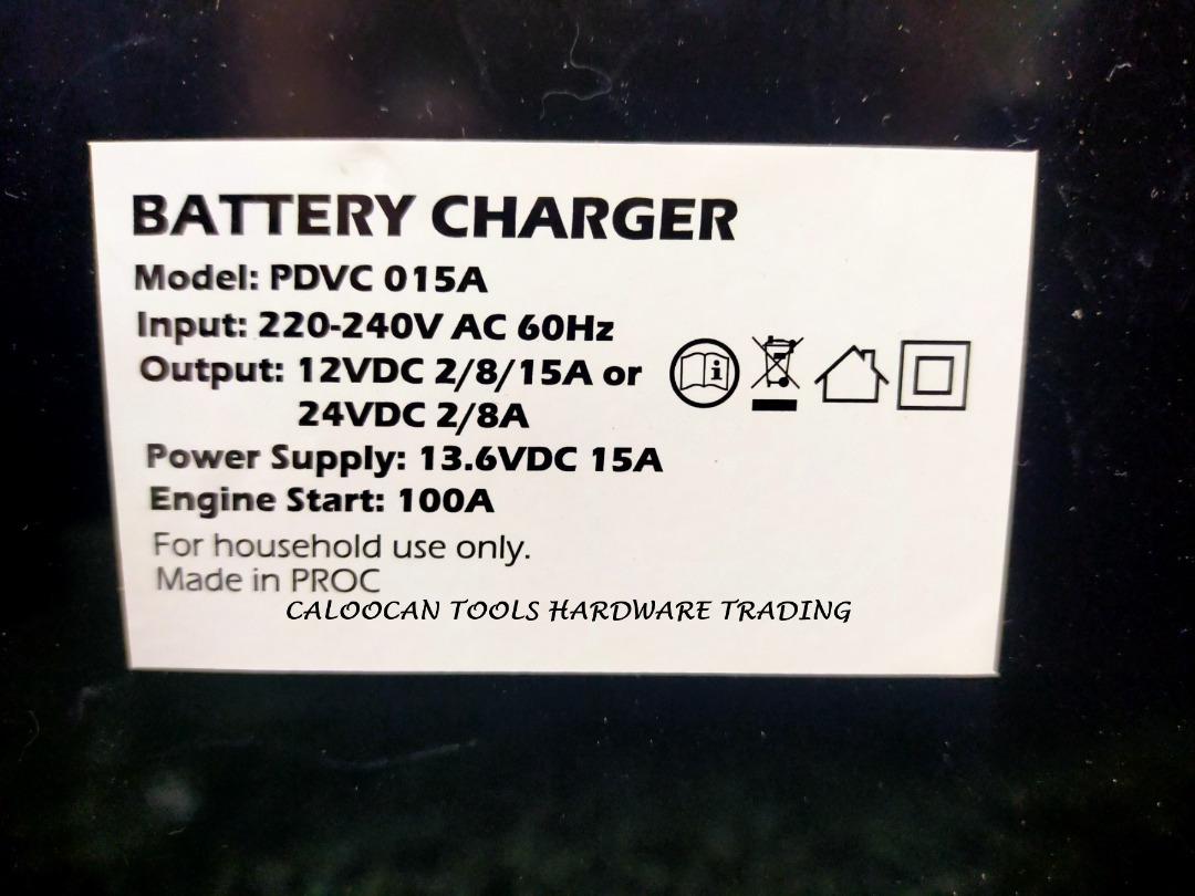 POWER CRAFT Digital Variable Charger 100A Battery Charger ...