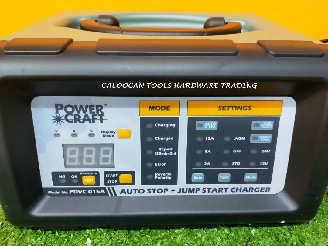 POWER CRAFT Digital Variable Charger 100A Battery Charger ...