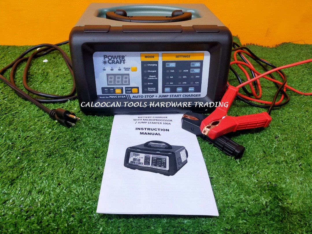 POWER CRAFT Digital Variable Charger 100A Battery Charger ...