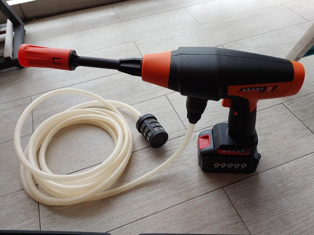 High Pressure Portable / Cordless water Jet Gun using longlasting ...