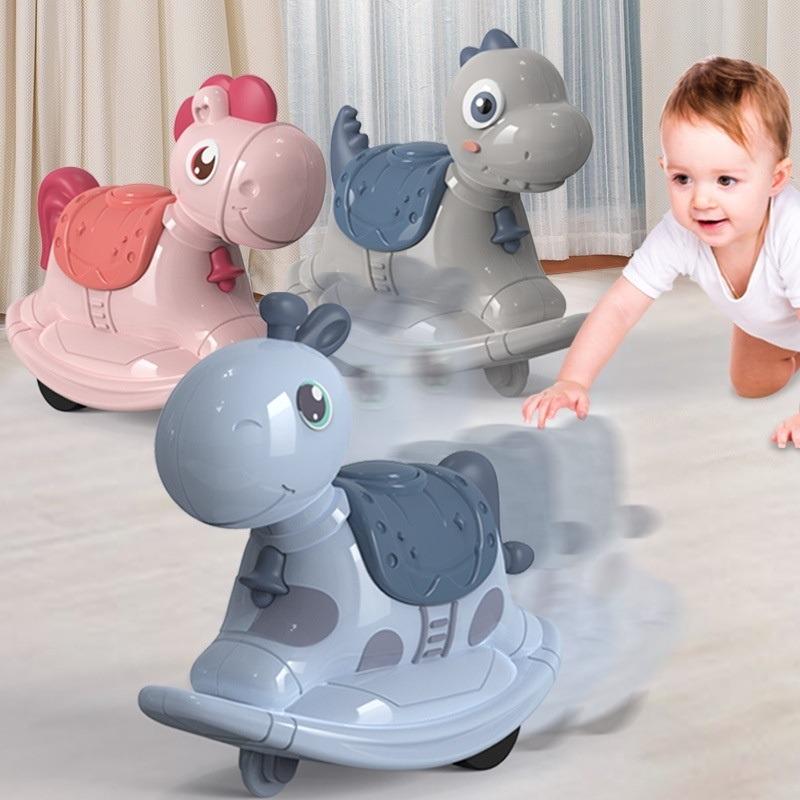 Press And Shake Rocking Horse Toy Toys Kids Car Animal Cars, Babies ...