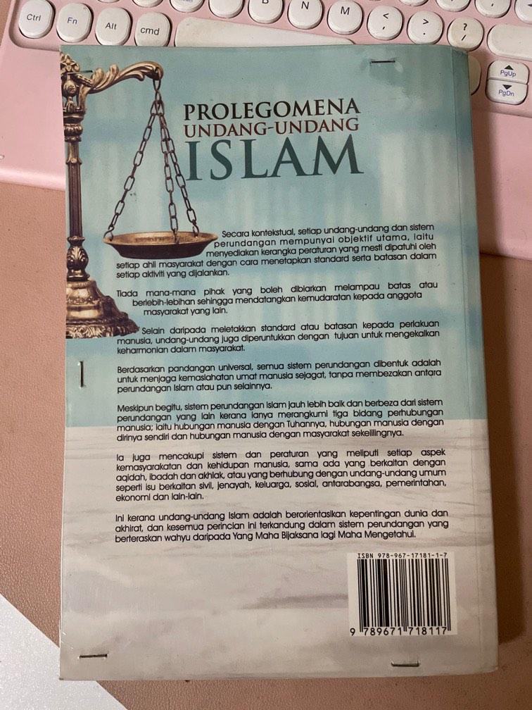 Prolegomena Undang-Undang Islam, Hobbies & Toys, Books & Magazines ... Prolegomena Undang-Undang Islam, Hobbies & Toys, Books & Magazines ...