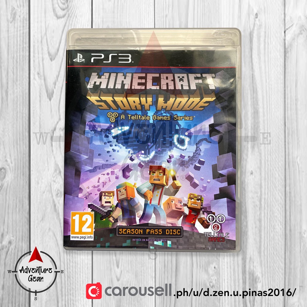 PS3 Minecraft Story Mode - A Telltale Games Series, Video Gaming, Video ...