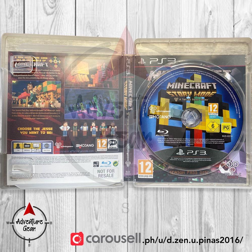 PS3 Minecraft Story Mode - A Telltale Games Series, Video Gaming, Video ...