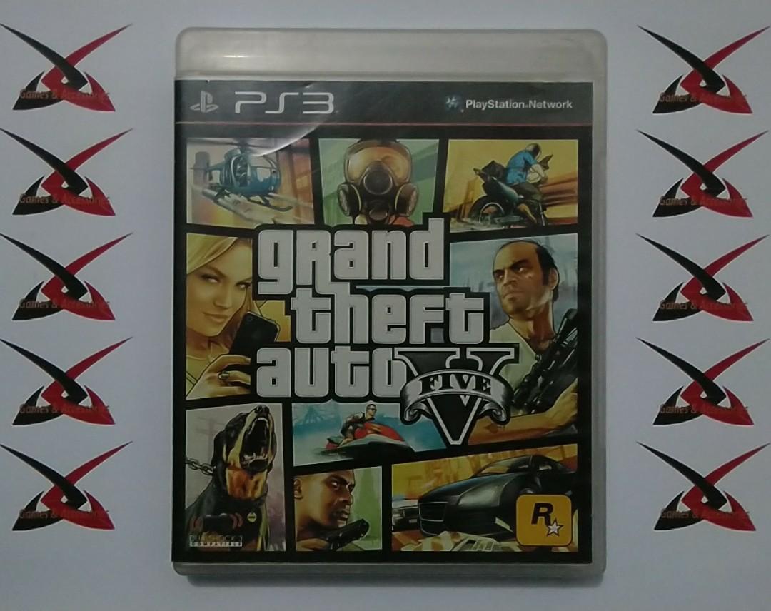 PS3 PlayStation 3 Game GTA V Grand Theft Auto V GTA 5, Video Gaming ...