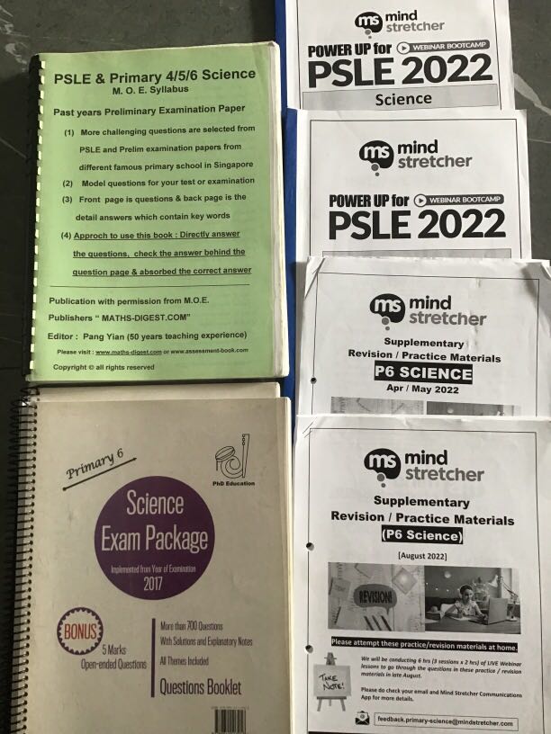 PSLE Science, Hobbies & Toys, Books & Magazines, Assessment Books on ...