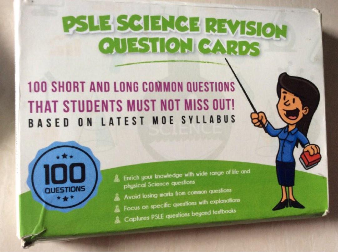 PSLE science Revision question cards, Hobbies & Toys, Books & Magazines ...