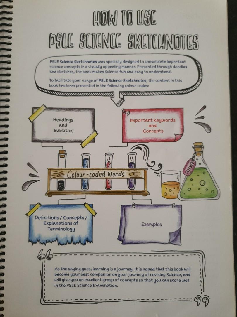 PSLE Science Sketchnotes, Hobbies & Toys, Books & Magazines, Textbooks ...