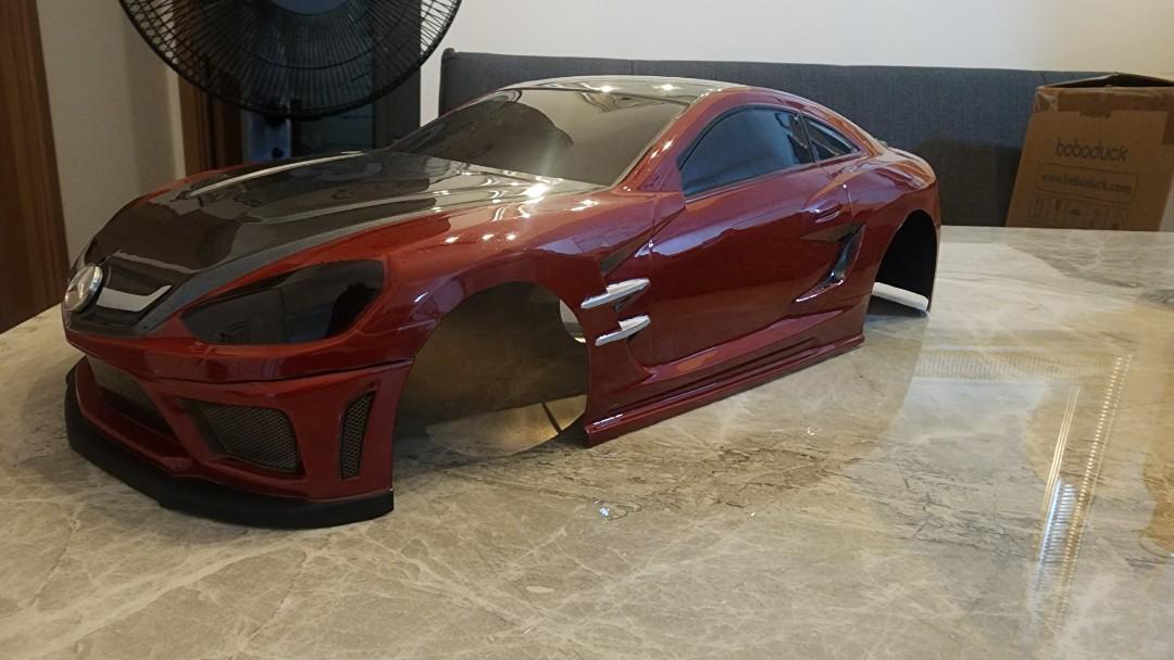 RC drift body shell - Mercedes, Hobbies & Toys, Toys & Games on Carousell