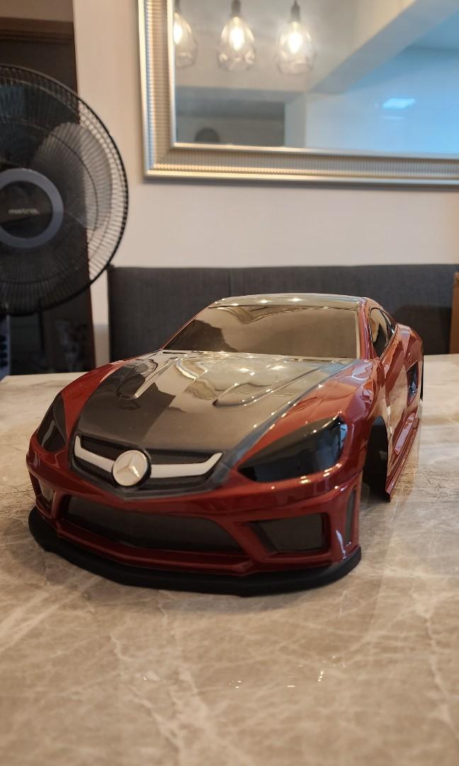 RC drift body shell - Mercedes, Hobbies & Toys, Toys & Games on Carousell