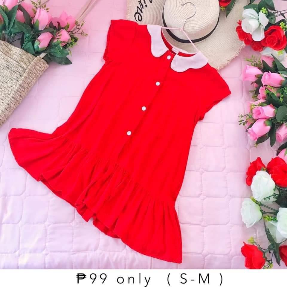 Red korean tops (99each, 2 for 150), Women's Fashion, Tops, Blouses on ...