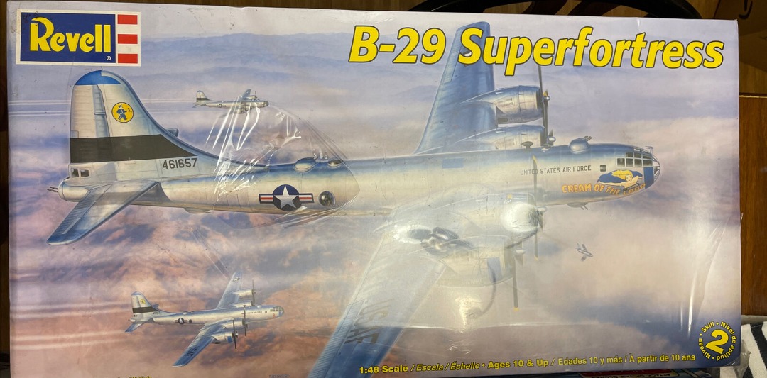 REVELL Boeing B29 Superfortress 1/48 Plastic Scale Model Kit, Hobbies ...