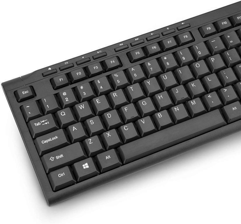 Rii RK907 Ultra-Slim Compact USB Wired Keyboard for Mac and PC ...
