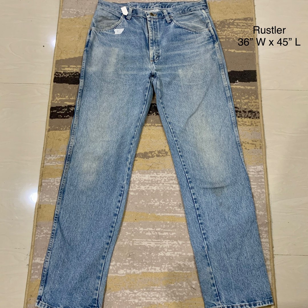Rustler Mens Denim Jeans, Men's Fashion, Bottoms, Jeans on Carousell