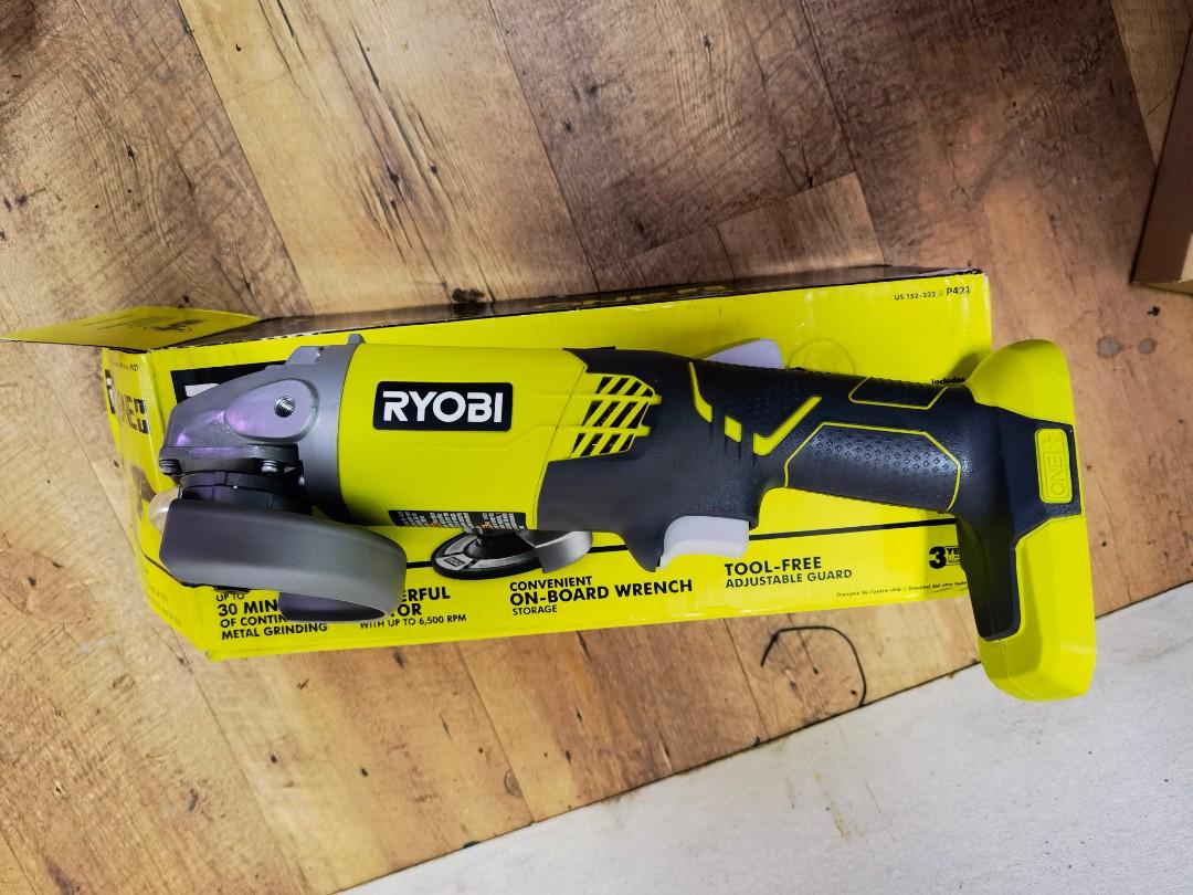 Ryobi angle grider, Commercial & Industrial, Construction Tools ...
