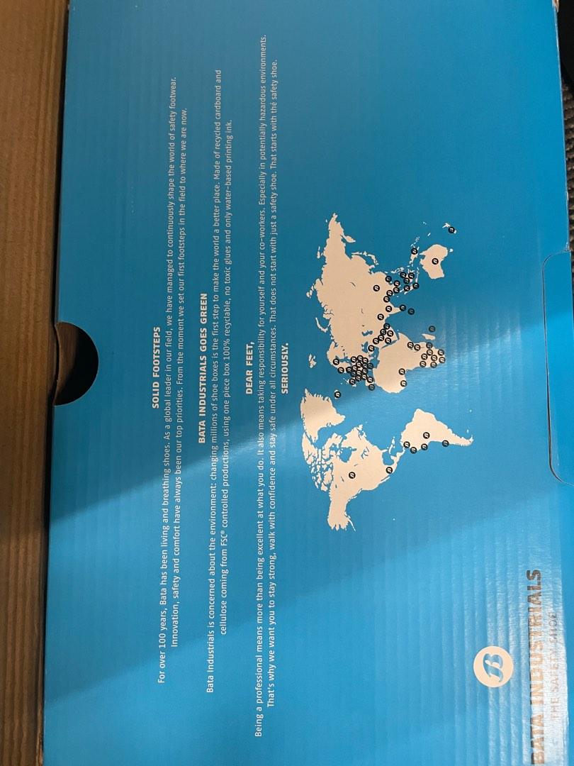 BNIB Safety shoe hard cap bata brand, Men's Fashion, Footwear, Boots on ...