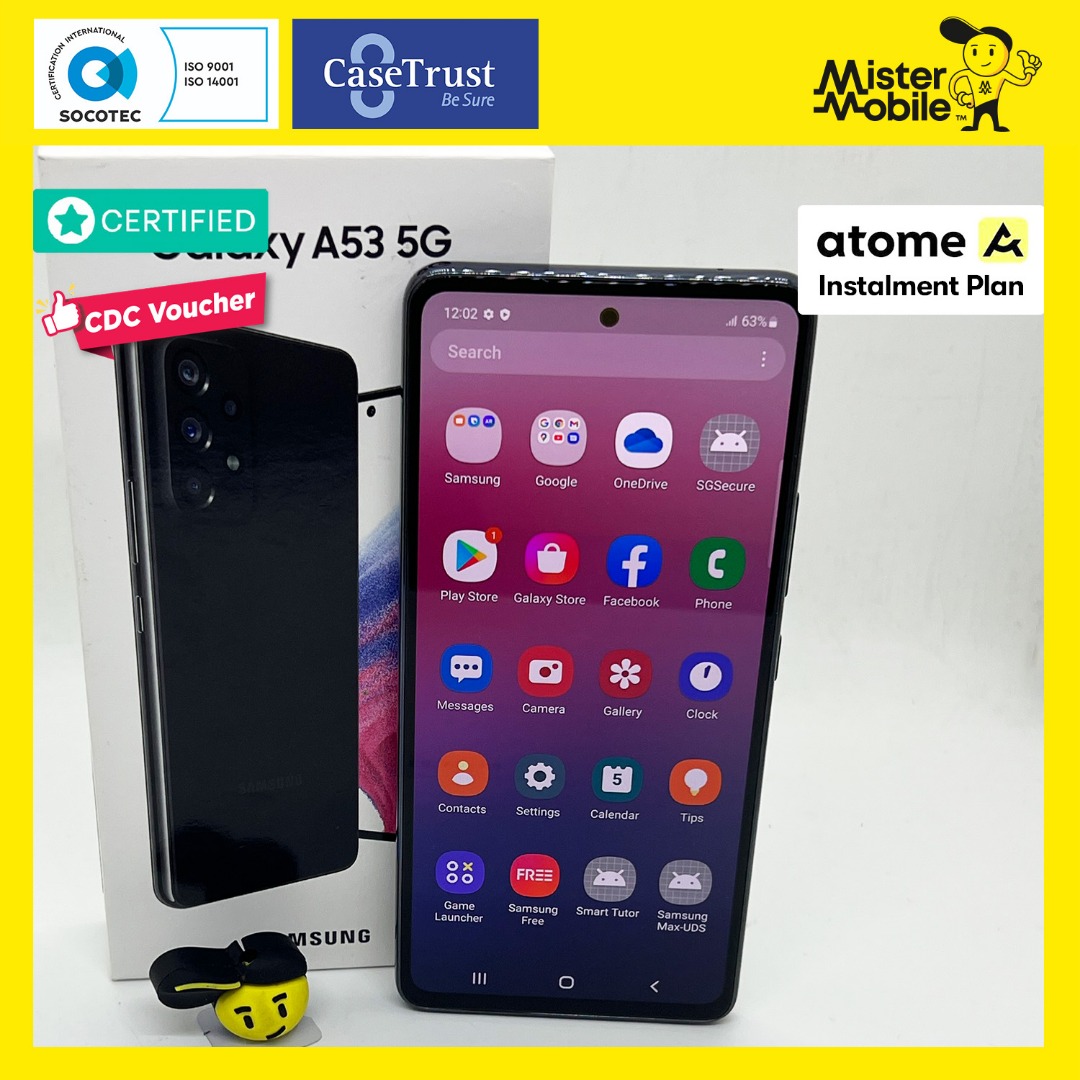 Samsung A53 5G 256 256GB Awesome Black Local Used, Mobile Phones ...