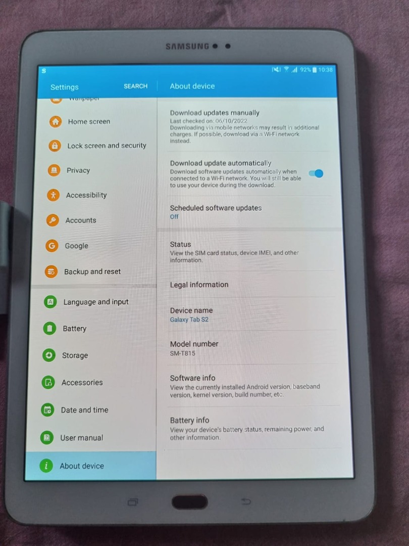 Samsung Galaxy Tab S2 LTE 9.7 INCH WIFI + CELLULAR SM-T815, Mobile Phones & Gadgets, Tablets ...