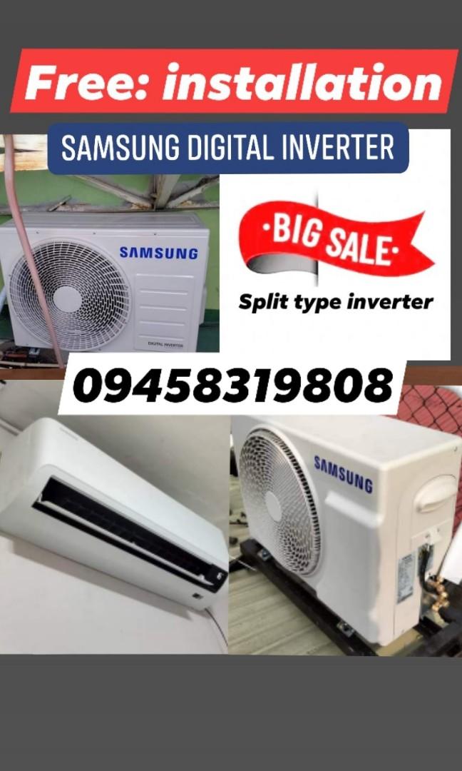SAMSUNG SPLIT TYPE INVERTER, TV & Home Appliances, Other Home ...
