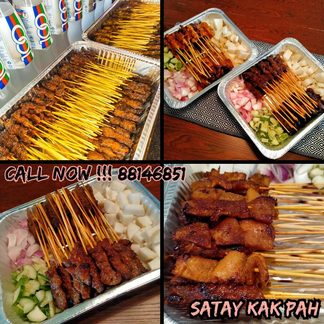 Satay Bakar Kak Pah, Food & Drinks, Homemade Bakes on Carousell