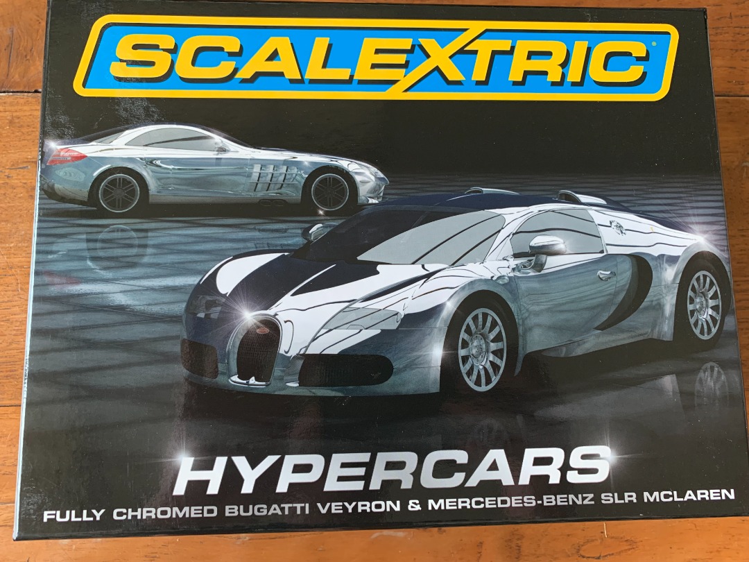 Scalextric 1:32 Slot Cars - Chrome Hypercars Collector's Set - Mercedes ...