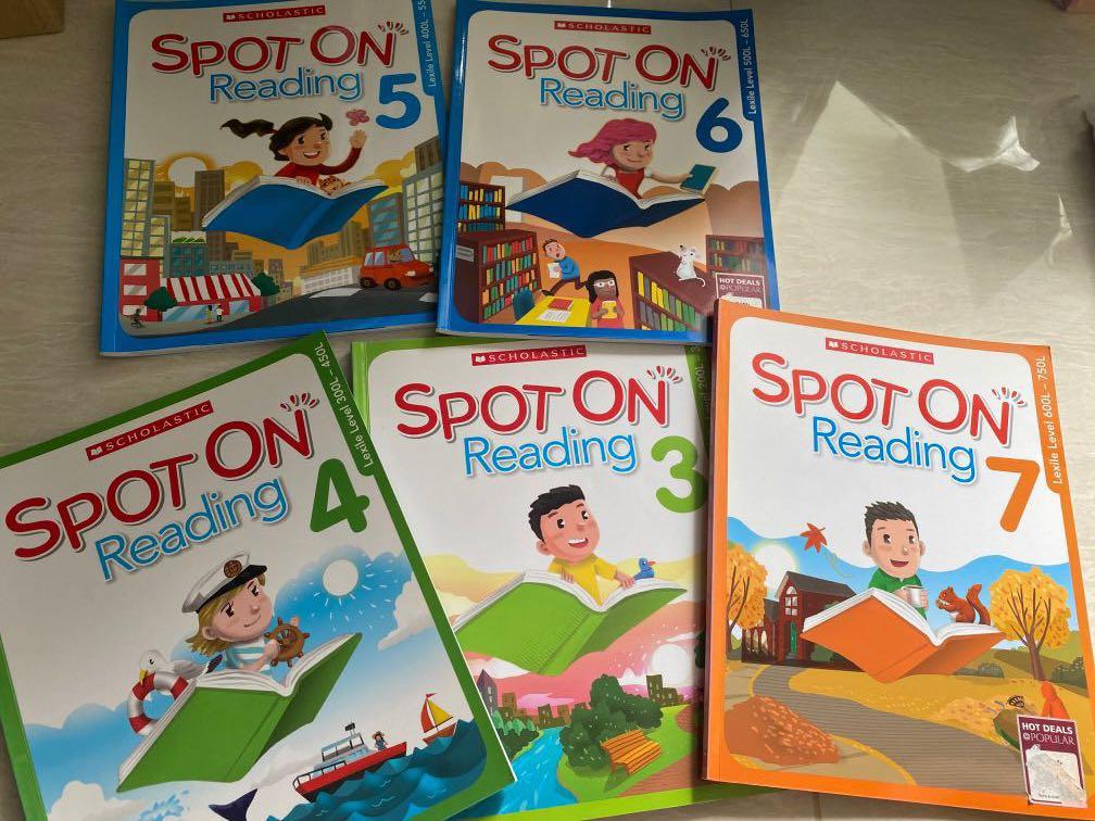 Scholastic Spot on reading (book 4-7), Hobbies & Toys, Books ...