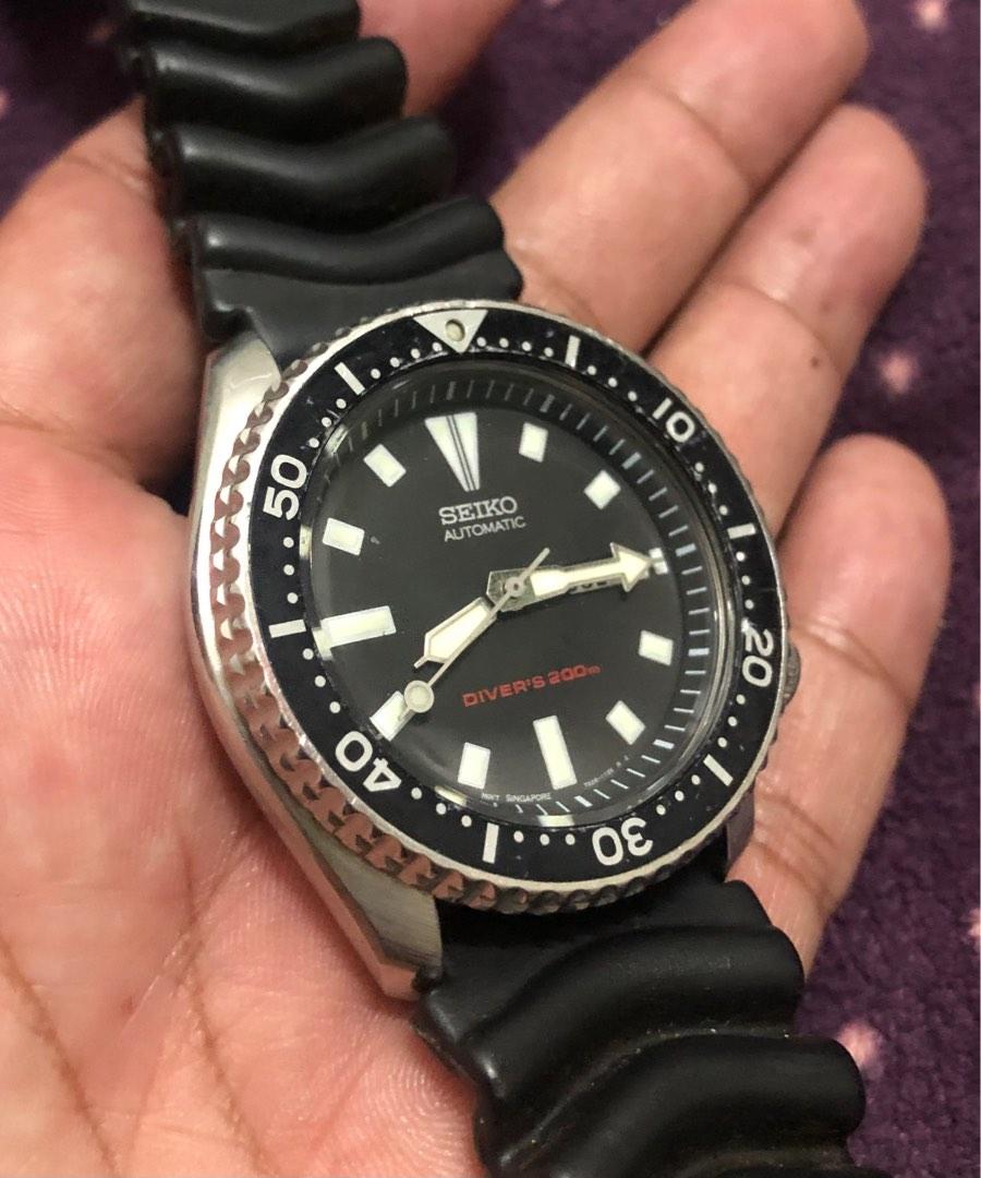 Seiko divers singapore edition rare, Men's Fashion, Watches ...