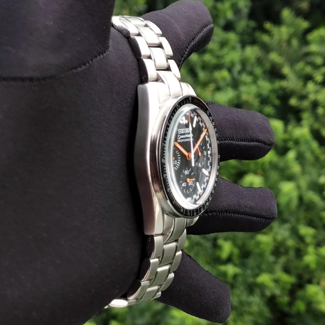 Seiko Orange Omega Speedtimer Mod, Men's Fashion, Watches & Accessories ...