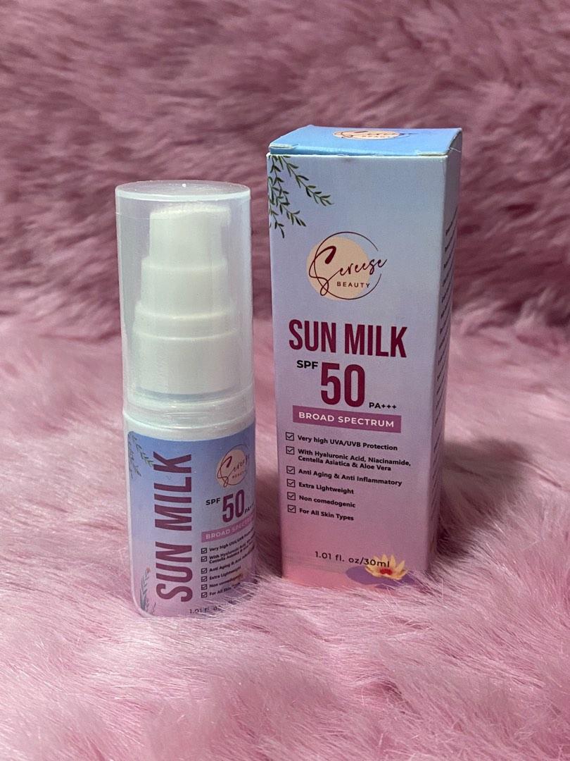 Sereese Beauty Sun Milk SPf50 w/ Freebie :), Beauty & Personal Care ...