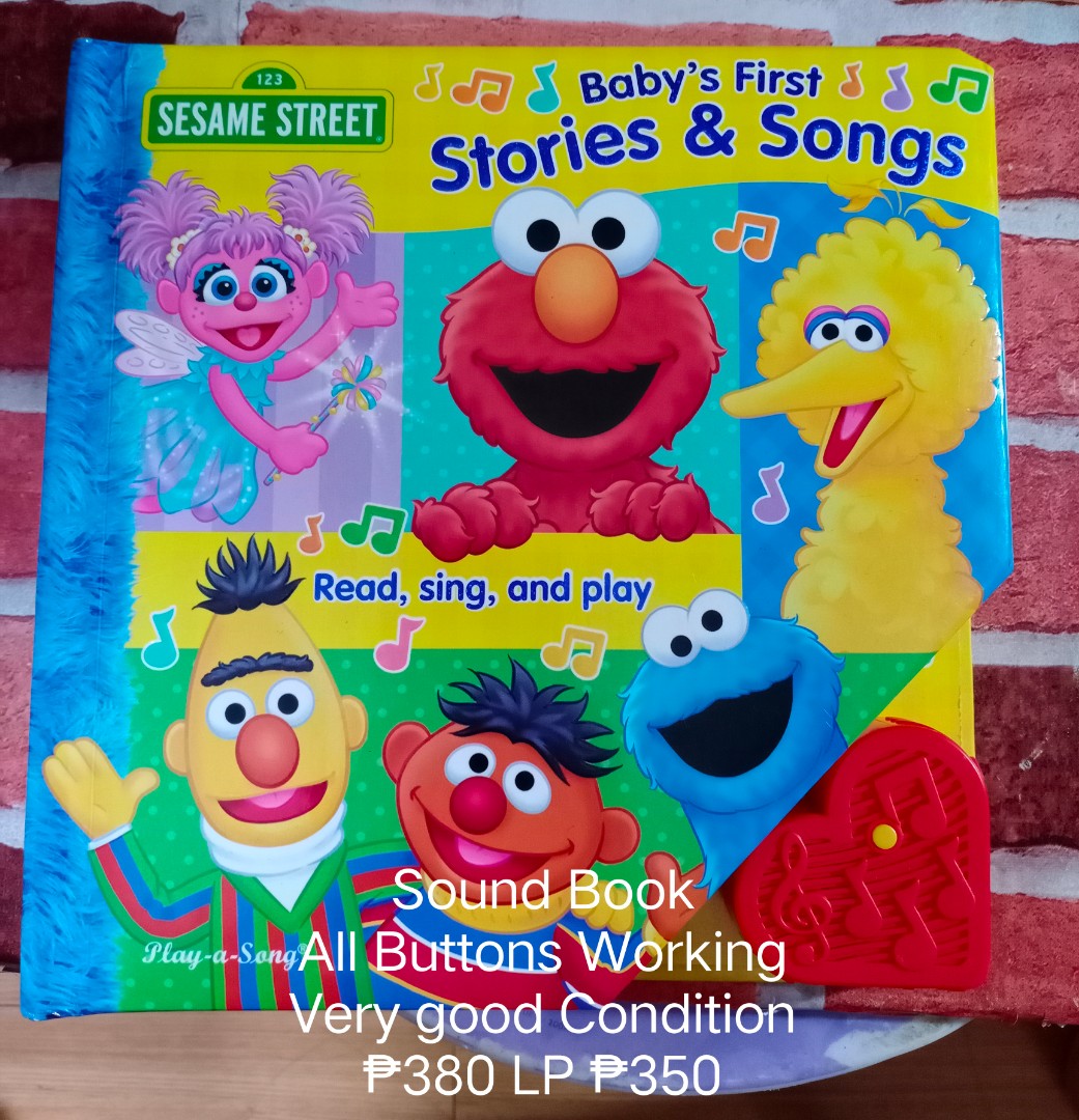 Sesame Street Baby's First Stories & Songs Read,Sing and Play, Hobbies ...