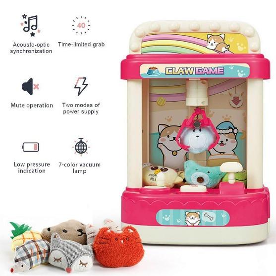 SG Stock (6 Dolls)DIY Claw Toy Grabber, Mini Home Electronic Claw ...