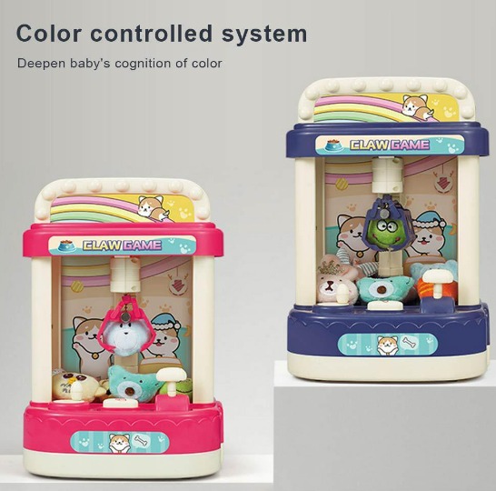 SG Stock (6 Dolls)DIY Claw Toy Grabber, Mini Home Electronic Claw ...