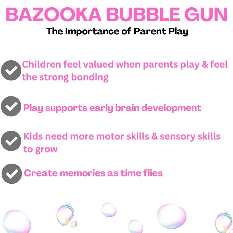 [SG Stock] Bazooka Bubble Gun 64 Holes|Kids Toy|More Holes More Bubbles ...
