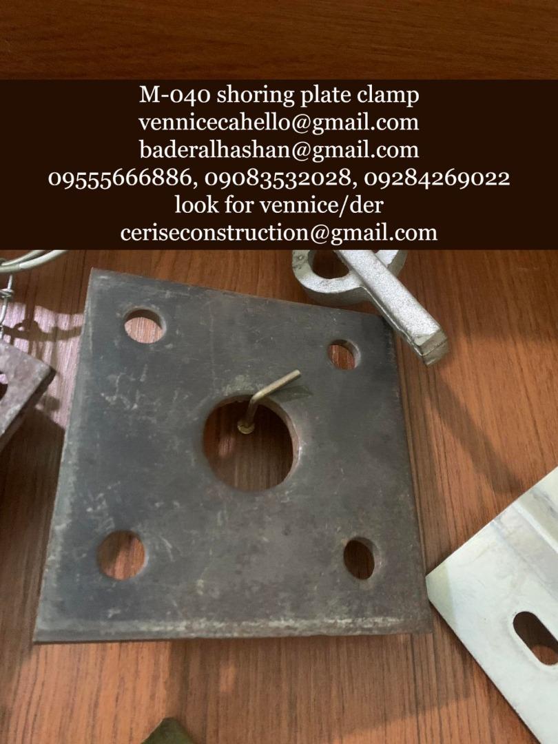 Shoring plate clamp, Commercial & Industrial, Construction Tools ...