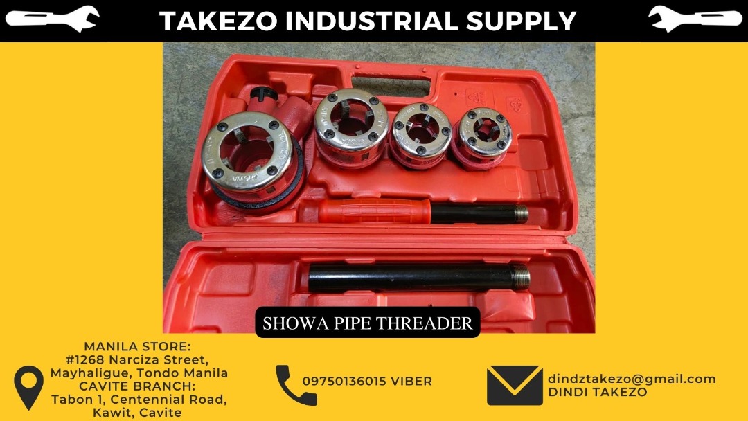 Showa Pipe Threader, Commercial & Industrial, Industrial Equipment on Carousell