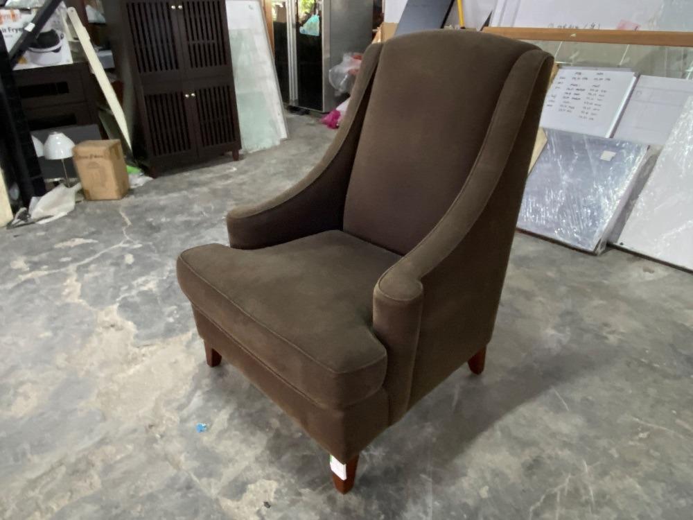 Single Seater Fabric Armchair Dark Green Colour / Kerusi Berlengan Kain ...