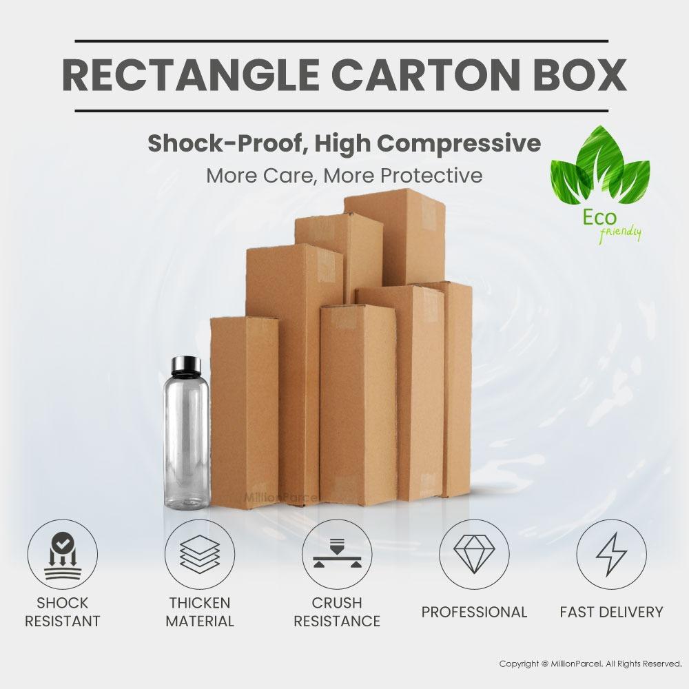 Single Wall Rectangle Carton Box 8 size | Wine Box | Gift Box ...