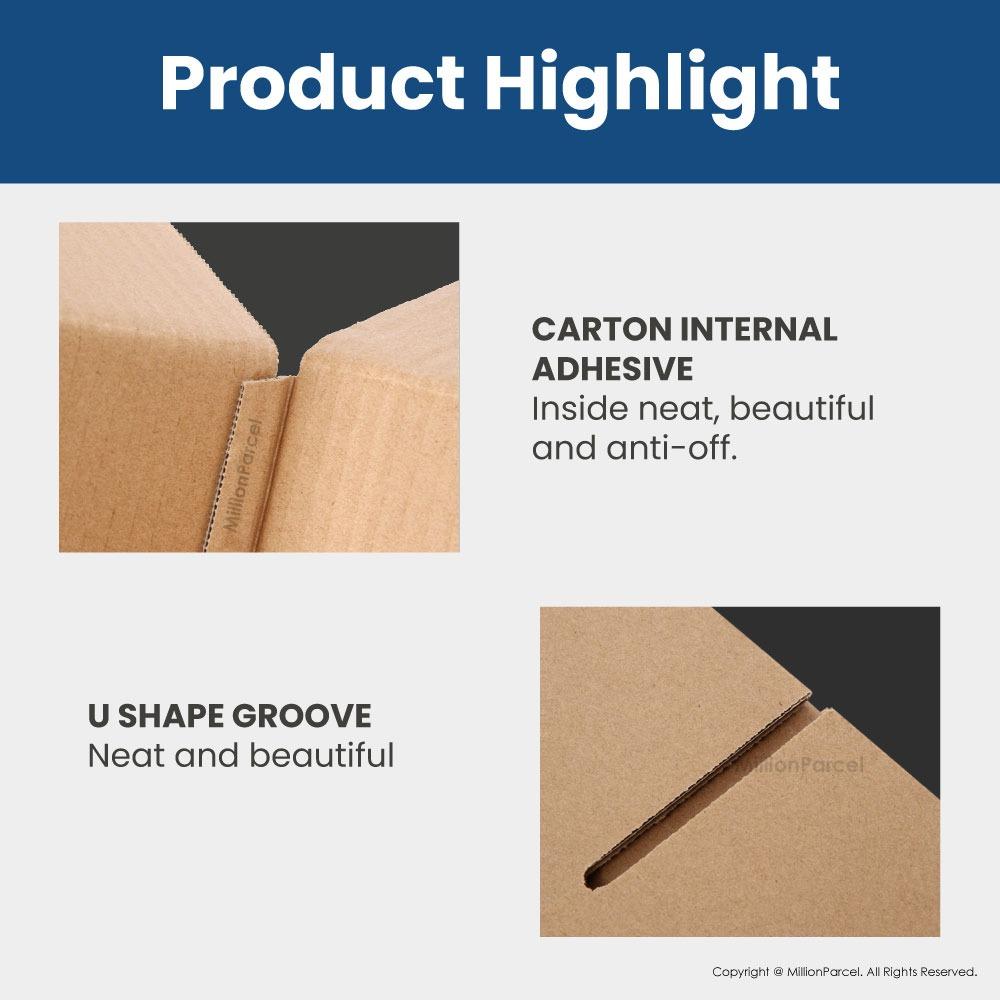 Single Wall Rectangle Carton Box 8 size | Wine Box | Gift Box ...