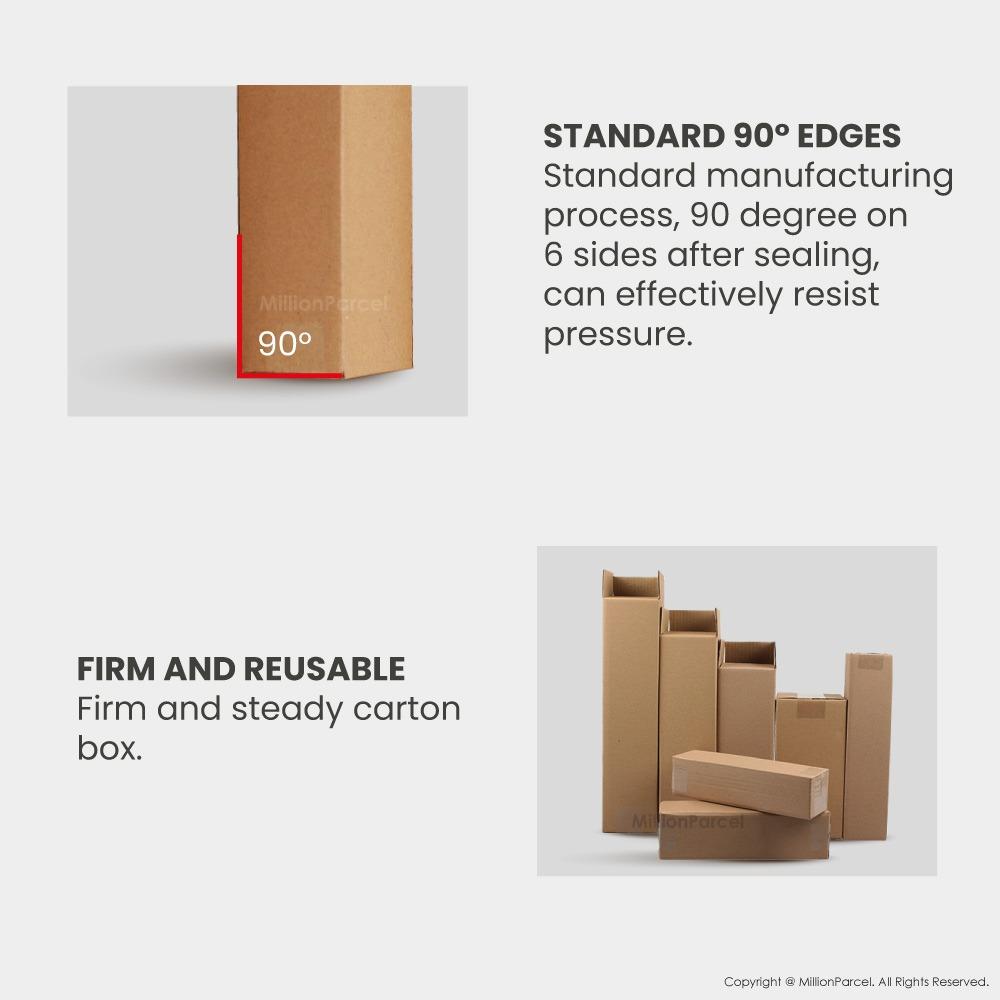 Single Wall Rectangle Carton Box 8 size | Wine Box | Gift Box ...