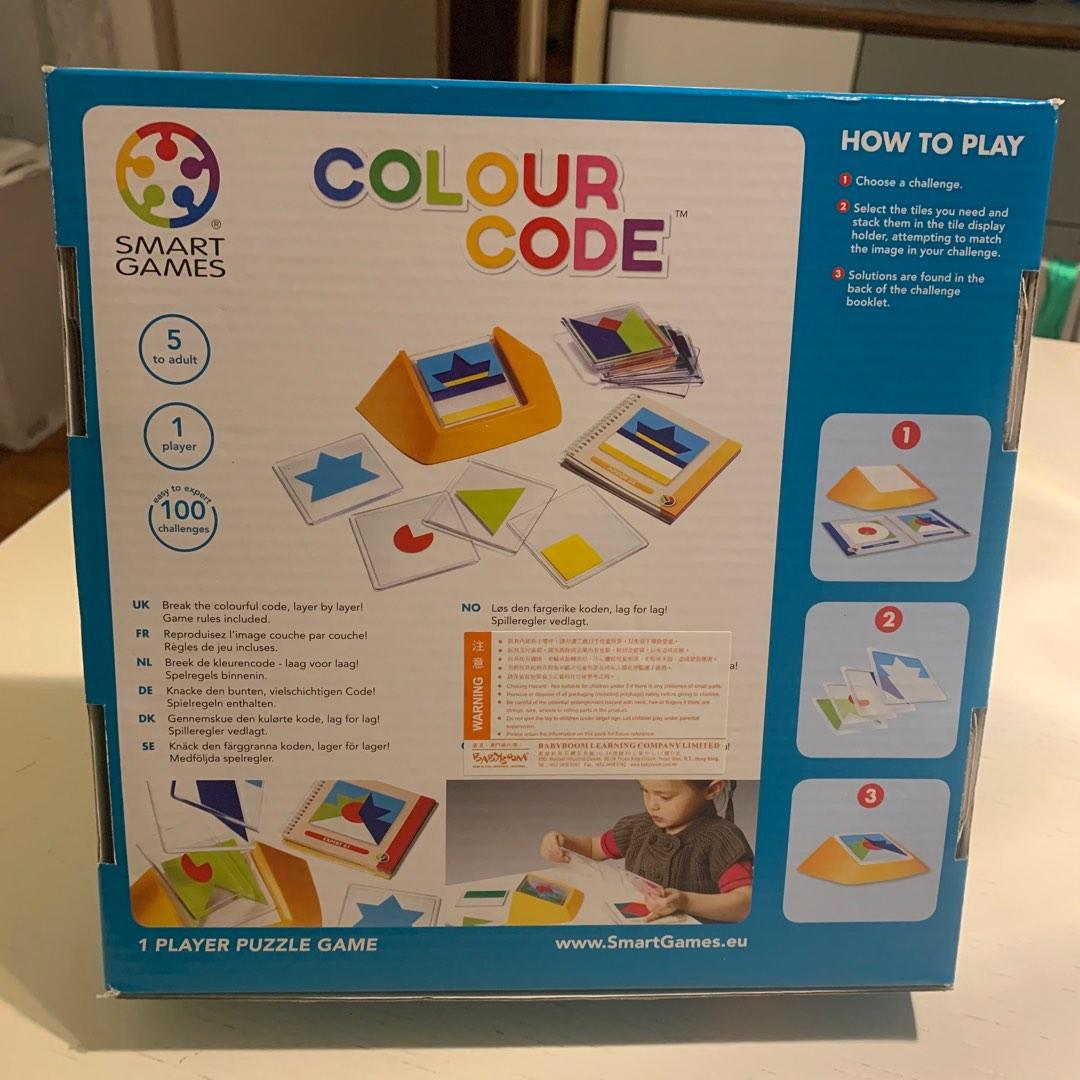Smart Games Colour Code Puzzle Game, 興趣及遊戲, 玩具 & 遊戲類 - Carousell