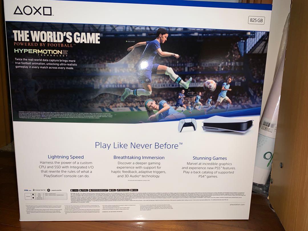 Sony PS5 Disc console bundle with FIFA 23 game, Video Gaming, Video ...