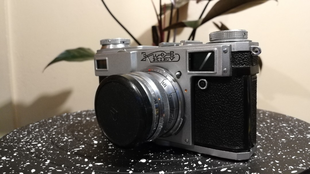 Soviet Era film camera - KIEV, Photography, Cameras on Carousell