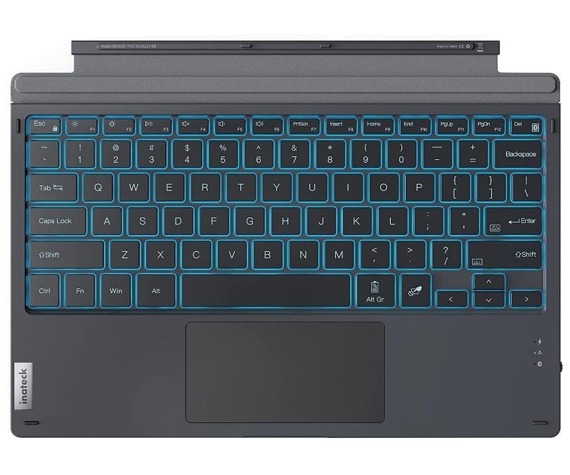 (SPECIAL SALE)Inateck Surface Pro 7 Keyboard, Bluetooth 5.0, 7-Color ...