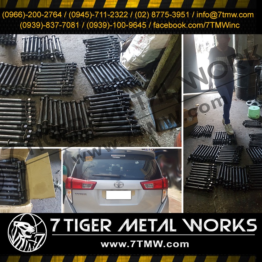 Special Threading Length - Fabrication Of Hexagonal Anchor Bolt Mat G8 ...