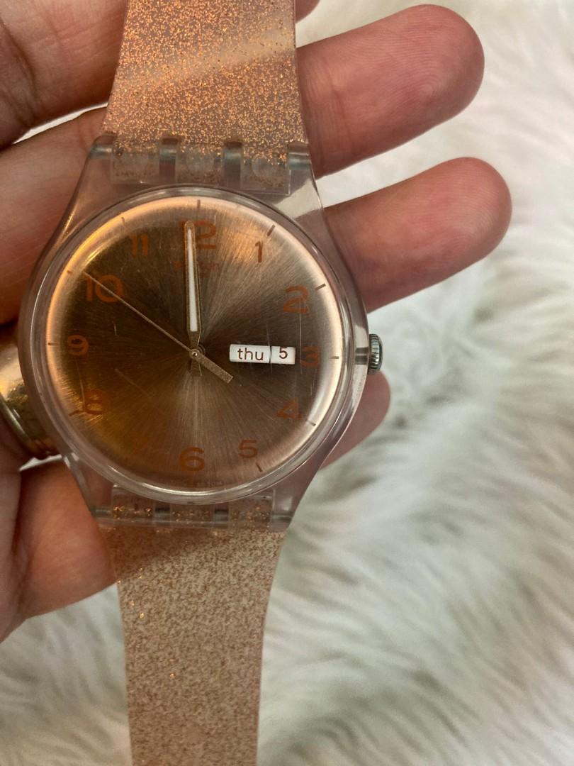 Swatch Day Date Watch, Women's Fashion, Watches & Accessories, Watches ...