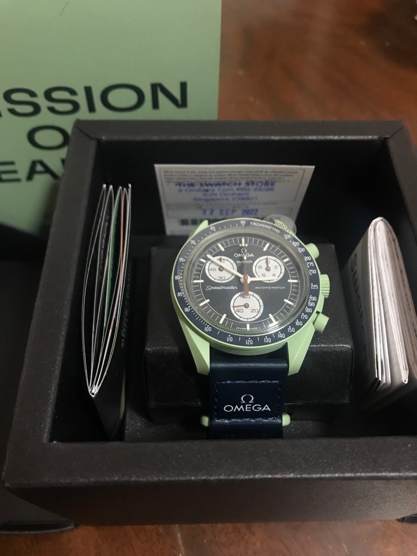 Swatch Omega Mission On Earth, Men's Fashion, Watches & Accessories ...